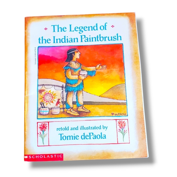 Accents | Legend Indian Paintbrush Tomie Depaola Big Easel Book ...